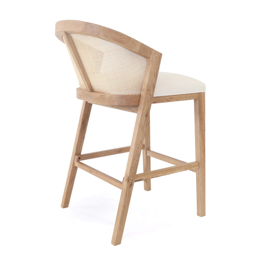 Anka Oak Counter Stool Natural | Black Mango – Black Mango Interiors