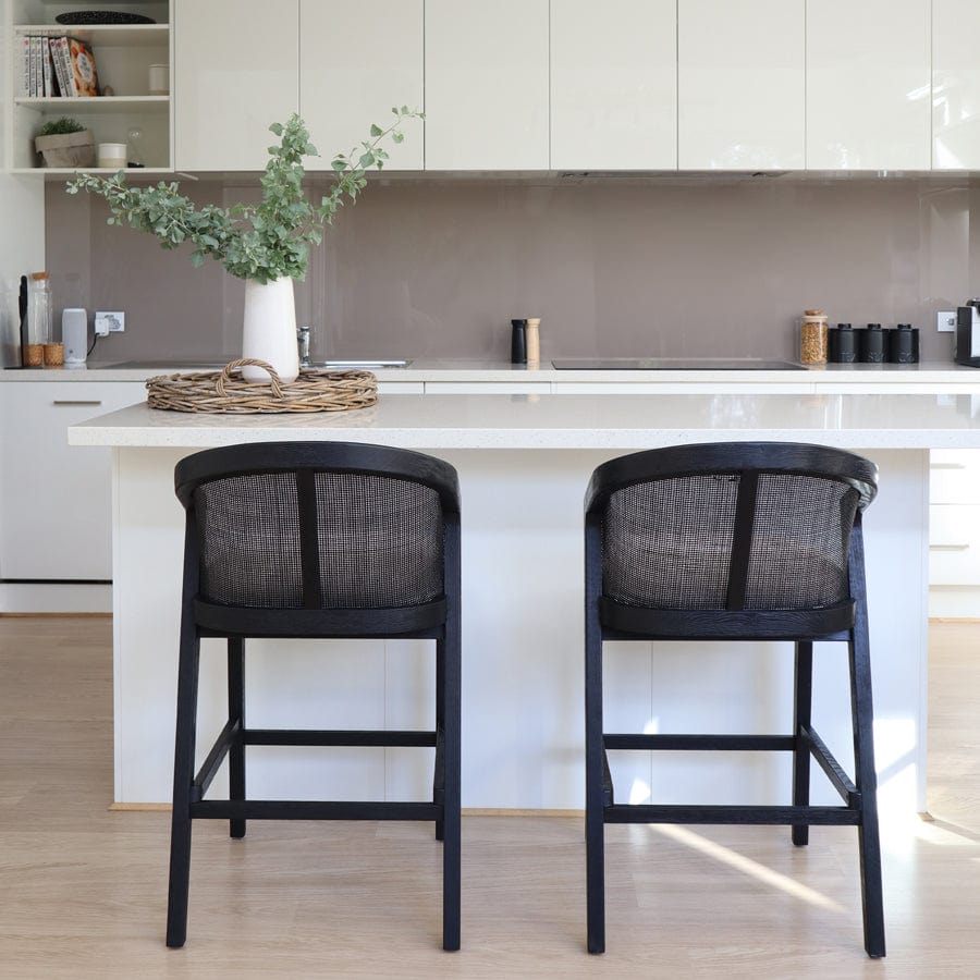Anka Oak Counter Stool Natural | Black Mango – Black Mango Interiors