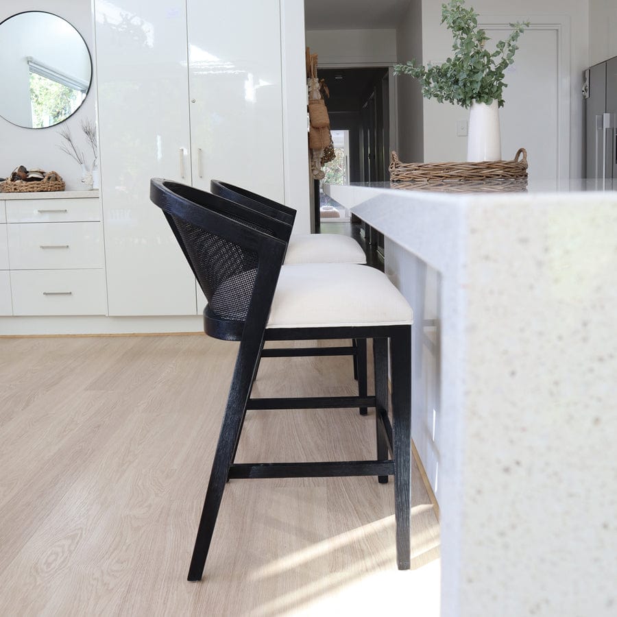 Anka Oak Counter Stool Natural | Black Mango – Black Mango Interiors