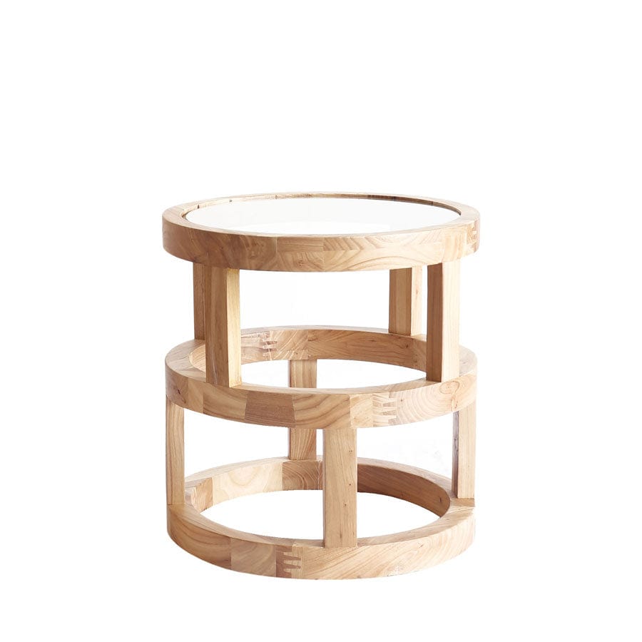 Arlo Side Table Elm Wood Set of 2 | Black Mango – Black Mango Interiors