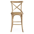 Cross Back Counter Stool Natural | Black Mango – Black Mango Interiors