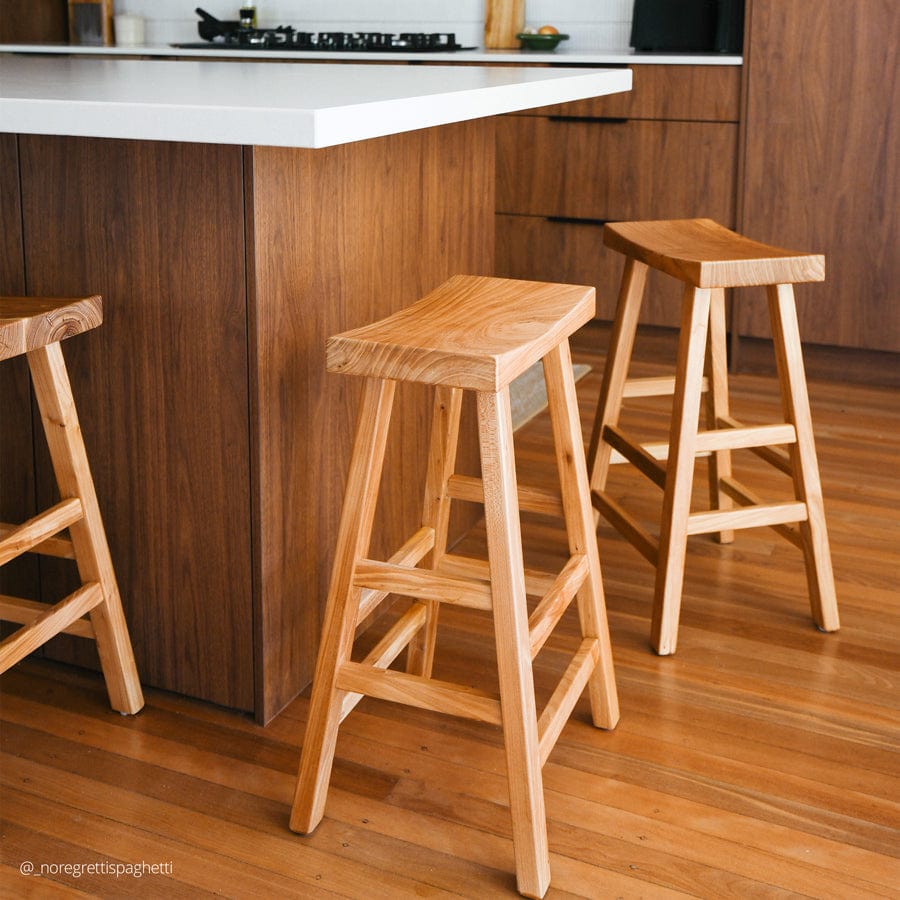 Maggie Solid Elm Counter Stool | Black Mango – Black Mango Interiors