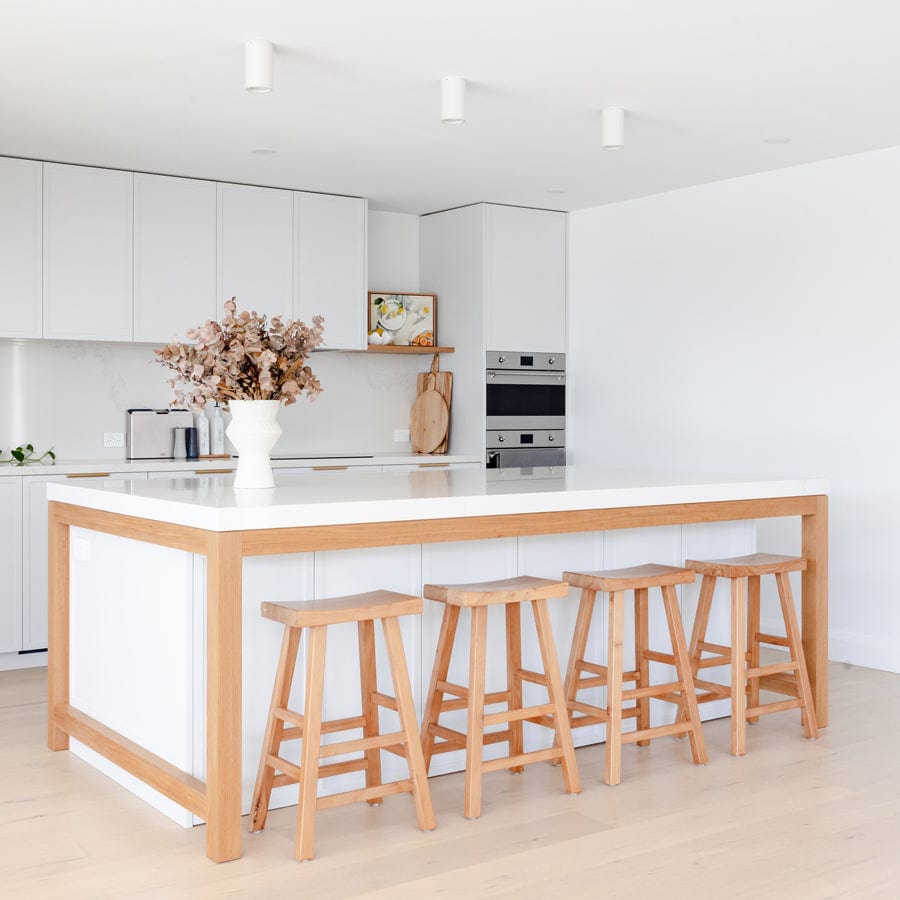 Maggie Solid Elm Counter Stool | Black Mango – Black Mango Interiors