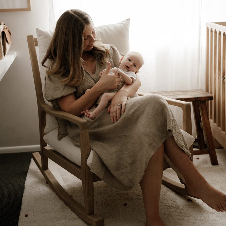 Remi Oak Rocking Chair | Black Mango – Black Mango Interiors