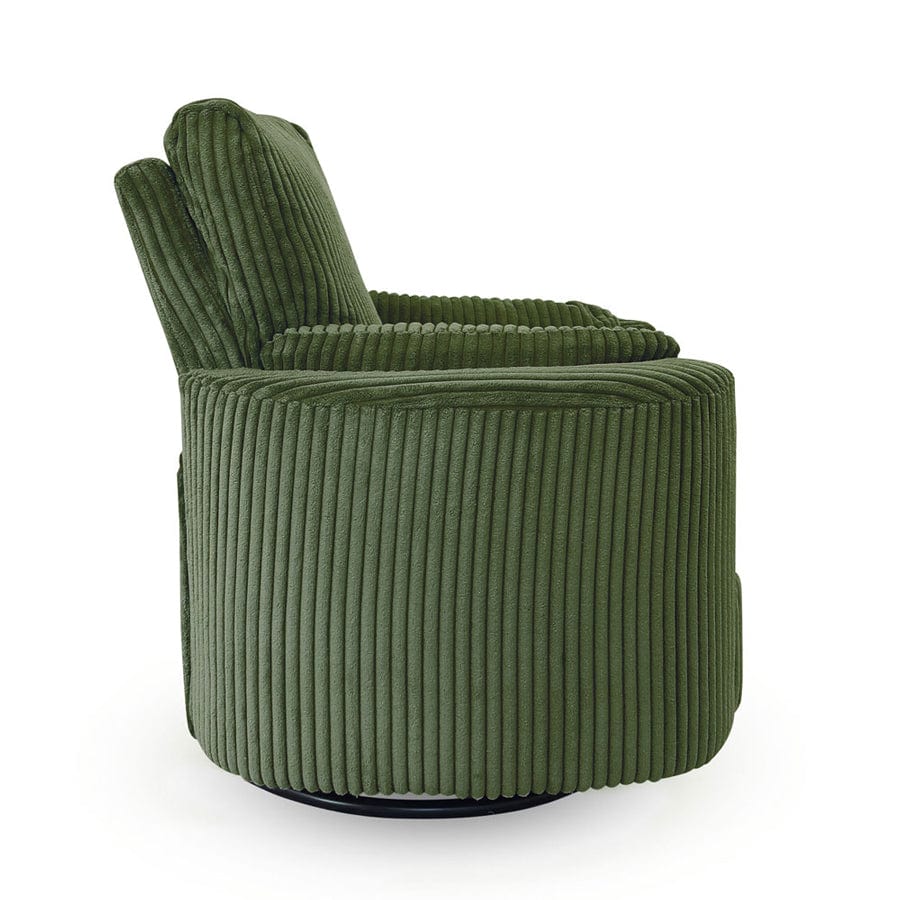 The Hug Swivel Recliner Chair in Sage | Black Mango – Black Mango Interiors